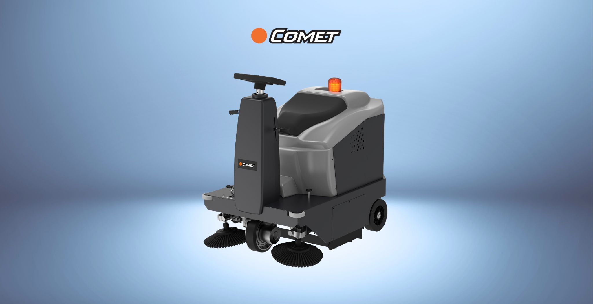 Here is the new CSW 1050 EVO professional sweeper by Comet